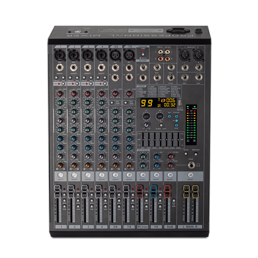 GL Series 2-group Mixing Console GL-8 – ctvhx